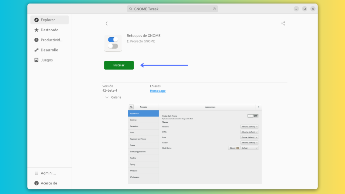 ¿Cómo instalar y usar GNOME Tweak Tool (Retoques)? ️